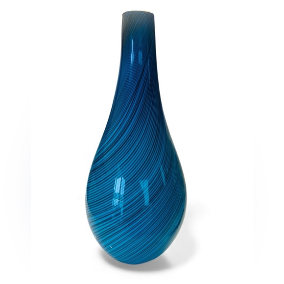 Dynasty Gallery | Accents | Dynasty Gallery Blue Swirl Hand Blown Art ...